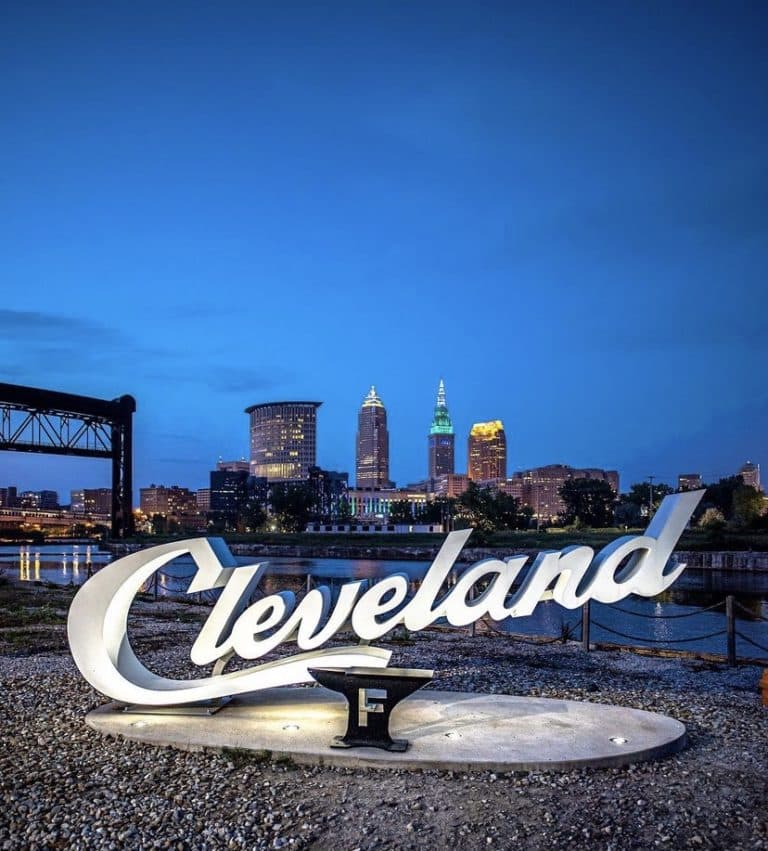 Find All Six Cleveland Script Signs! - Platinum Party Bus